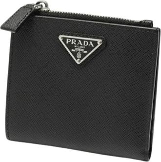 Prada unisex, Pre-owned, Noir, Taille: ONE Size Portefeuille en tissu Pre-owned