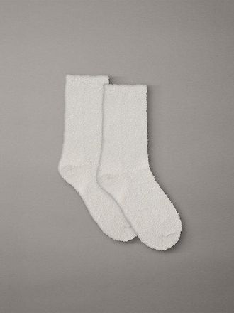 Calvin Klein Lot de 2 paires de socquettes en maille bouclée douce