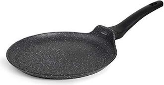 Lacor 26844 - Crêpes-Maker aus geschmiedetem Aluminium, antihaftbeschichtet, geeignet für alle Herdarten einschließlich Induktion, Durchmesser 24 cm, umwelt