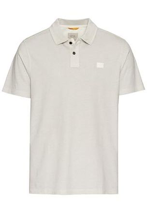 Camel Active Herren Kurzarm Poloshirt aus Reiner Baumwolle Beige, Menswear-XL Polo, Hommes