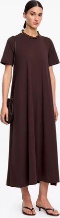 Arket T-Shirt-Maxikleid -Braun