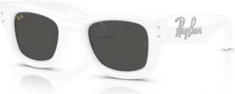 Ray-Ban unisex, Accessoires, Blanc, Taille: 47 MM Wayfarer Puffer