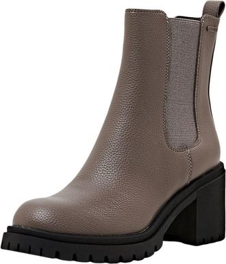 Esprit modische Damen Stiefelette, Taupe, 41 EU