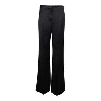 Givenchy Schwarze Satin-Ma&szlig;geschneiderte Hose - - Trousers - Damen - Schwarzk - XS