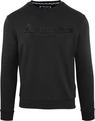 Aquascutum Sweatshirt f&uuml;r Herren, Baumwolle (Schwarz)
