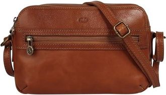 Pik&eacute; Sac &agrave; bandouli&egrave;re Damen echt Leder | Fabriqu&eacute; en Italie, sac bandouli&egrave;re, sac &agrave; main, compartiment smartphone, bandouli&egrave;re r&eacute;glable, 3 compartiments z