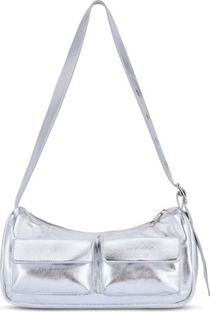 Expatri&eacute; Schultertasche Damen Silber Metallic - Electra - Kleine Handtasche f&uuml;r Party & Freizeit - Elegante Tasche mit Trageriemen - Aestetic Shoulderbag Women
