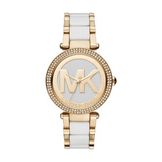 Michael Kors Armbanduhr mit rundem Zifferblatt - - Accessories - Damen - Gelb - ONE SIZE