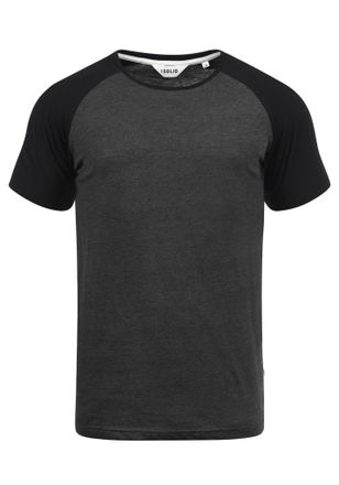 Solid SDBastian Herren T-Shirt Kurzarm Shirt mit Rundhals-Ausschnitt Baumwollmischung Regular fit, Größe:XL, Farbe:Dark Grey Melange (8288)