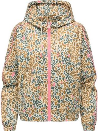 Ragwear Veste demi-saison l&eacute;g&egrave;re &agrave; motifs pour femme - Veste fonctionnelle courte imperm&eacute;able et respirante avec capuche r&eacute;glable - Imprim&eacute; Andrin - Tailles X