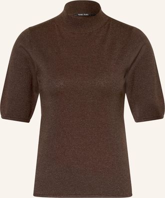 Marc Aurel Marc Aurel Strickshirt Mit Glitzergarn braun