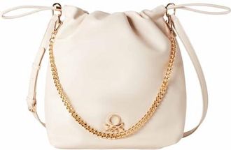 Benetton Borsa 6zbgdy078, Sac Femmes, Blanc, St