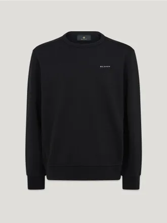 Belstaff Belstaff Sweat-shirt À Col Ras-du-cou Alloy pour homme Coton molletonné NOIR Taille 2XL