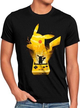 style3 T-Shirt Yellow Edition amiibo planet go pokemon ball pikachu