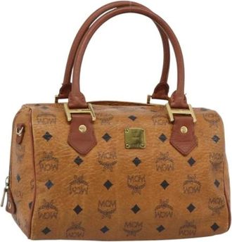 MCM Sac &agrave; main Pre-owned - Femme - Pre-owned - Brun - Taille: ONE Size