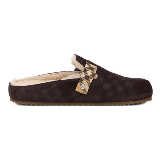 Burberry Mules mit Haar - - Shoes - Herren - Braun - 44 EU