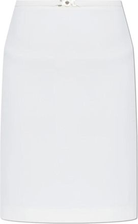 Versace Femme, Jupes, Blanc, Taille: 40 FR Jupe fendue