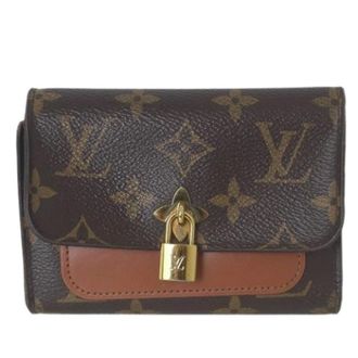 Louis Vuitton Portefeuille en toile Pre-owned - Femme - Pre-owned - Brun - Taille: ONE Size
