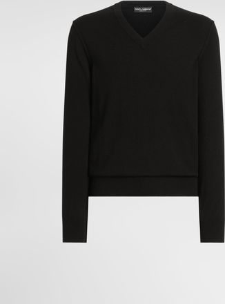Dolce & Gabbana Cashmere-pullover - Mann Strickwaren Schwarz 52