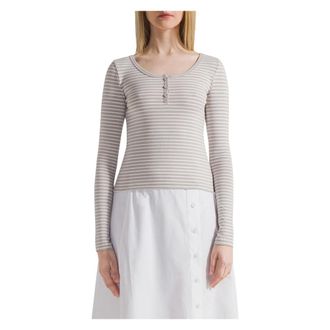 Americandreams Americandreams, Damen, Oberteile, Beige, LGr&ouml;&szlig;e