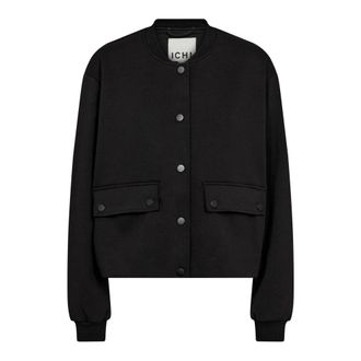 Ichi Ichi, Femme, Vestes, Noir, Taille: 44 FR Ihkate Outerwear