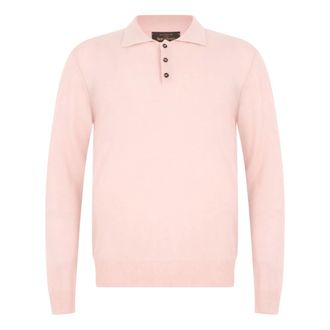Slowear Slowear - Pull col polo - Homme - Tops - Rose - Taille: XL