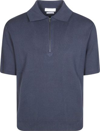 Daniele Fiesoli Homme, Tops, Bleu, Taille: M Polo MM Cotone Zip