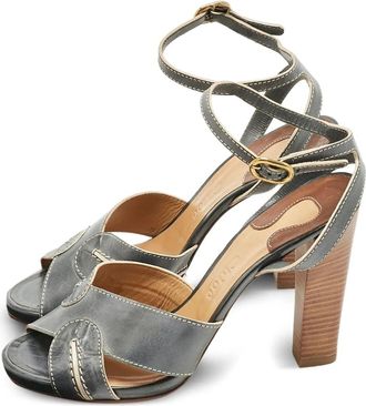 Chlo&eacute; sandales &agrave; bride cheville - Gris