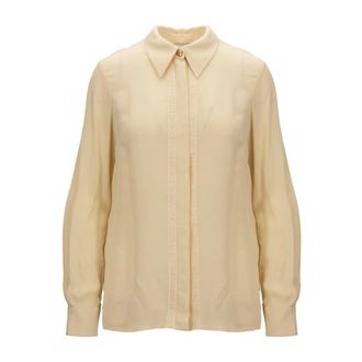 Elisabetta Franchi Classic Collar Shirt - - Blouses & Shirts - Damen - Gelb - M