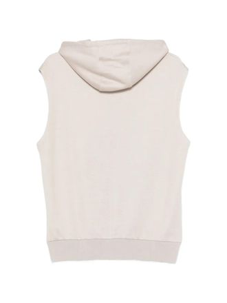 Eleventy Mens Hooded Zip-Up Vest Ss26 M
