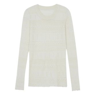 Kujten Pull Semeti Pointelle Soie et Cachemire Kujten