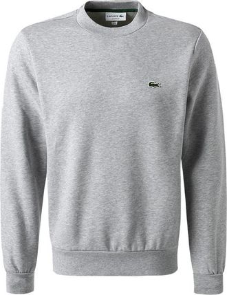Lacoste Herren Sweatshirt grau Baumwolle unifarben