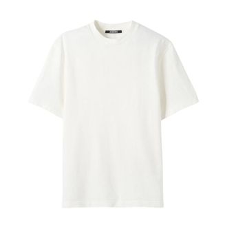 Jacquemus Homme, Tops, Blanc, Taille: M T-Chemises