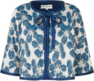 Lollys Laundry Femme, Vestes, Bleu, Taille: 42 FR Light Jacket