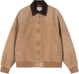 Carhartt Work in Progress Homme, Vestes, Brun, Taille: S OG Santa Fe Jacket