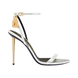 Tom Ford Padlock Pointy Naked Sandal - - Shoes - Damen - Grau - 36 EU