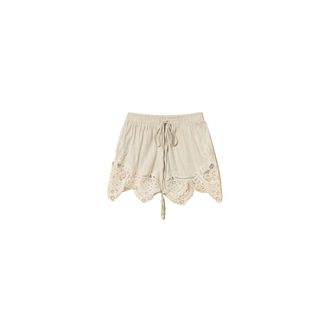 Twinset Damen, Shorts, Beige, SGr&ouml;&szlig;e