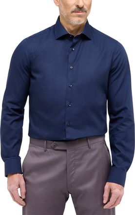 Eterna Male Original Shirt Slim FIT 39_H_1/1, 1/1, Navy