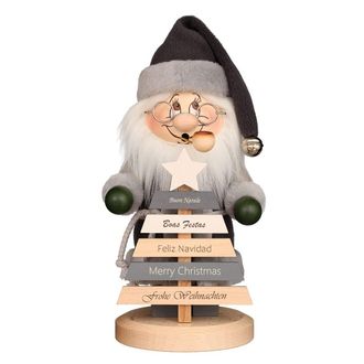 Christian Ulbricht R&auml;ucherm&auml;nnchen Wichtel Frohe Weihnachten - 30 cm