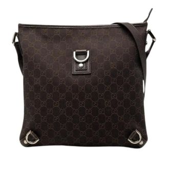 Gucci Sac bandouli&egrave;re en toile Pre-owned - Femme - Pre-owned - Brun - Taille: ONE Size