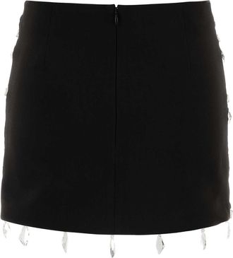 Des_Phemmes Ricamo Mini Skirt - Black
