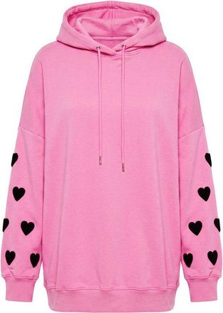 STUDIO UNTOLD Sweatshirt Hoodie oversized Sweat Kapuze &Auml;rmel-Hearts