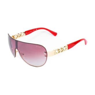 Guess Femme, Accessoires, Rouge, Taille: ONE Size Metal Frame Aviator Lunettes de soleil