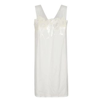 Maison Margiela White Silk Slip Dress - - Dresses - Damen - Beige - XS