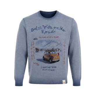 Bob Reversible Wool Jersey - - Knitwear - Herren - Blau - M
