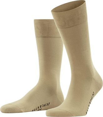 Falke Herren Socken Cool 24/7 M So Baumwolle einfarbig 1 Paar, Beige Sand 4320, 39-40