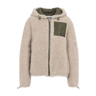 Miu Miu Wool Blouson Jacket - - Jackets - Damen - Beige - M