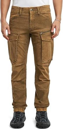 G-Star Rovic Zip 3D Regular Tapered Pants Pantalon, Brun (Vintage Dust Desert Palm D02190-E172-H517), 33W / 32L Hommes