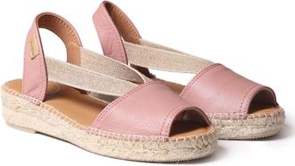 Toni Pons Damen Espadrille aus Leder - ETNA - Pale, 39 EU