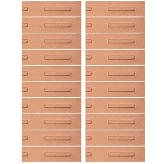 Hemobllo 30 St&uuml;ck Stifth&uuml;llen aus Kraftpapier Einzeln Verpackte Stiftverpackung Papier Federm&auml;ppchen f&uuml;r B&uuml;ro und Schule Praktische Stiftebox f&uuml;r Einzelne Stif